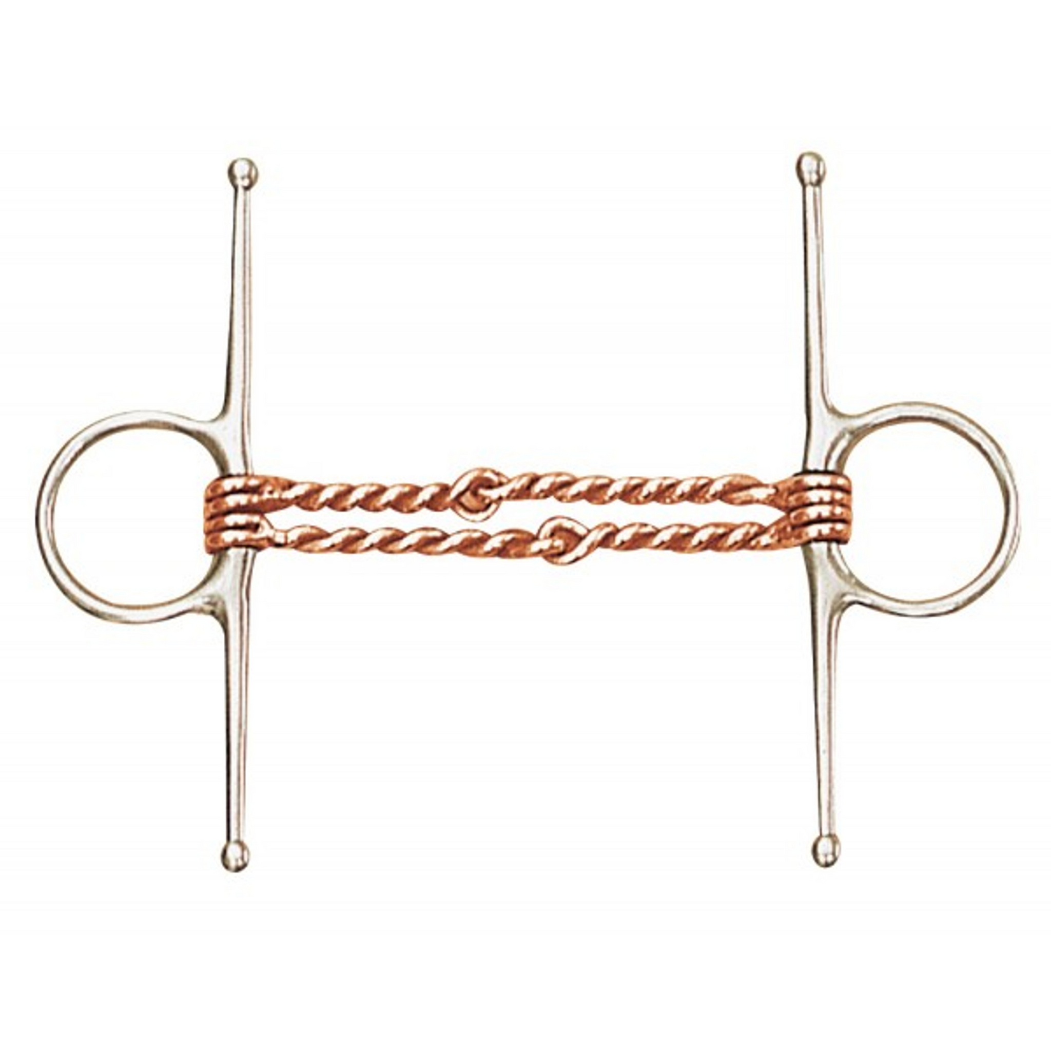 Centaur Bit Full Cheek Copper Double Twisted Wire